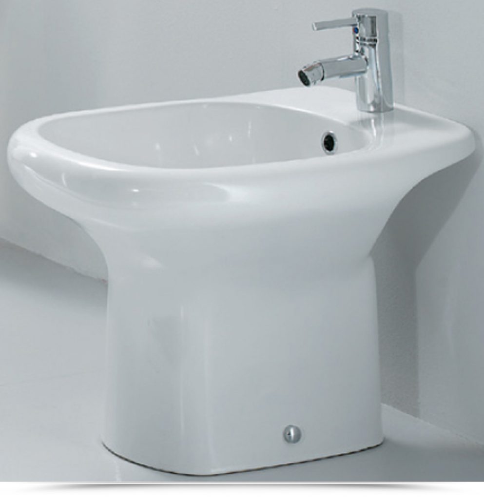 Bagno completo Orient Rak | Vaso copriwc, bidet, lavabo e colonna